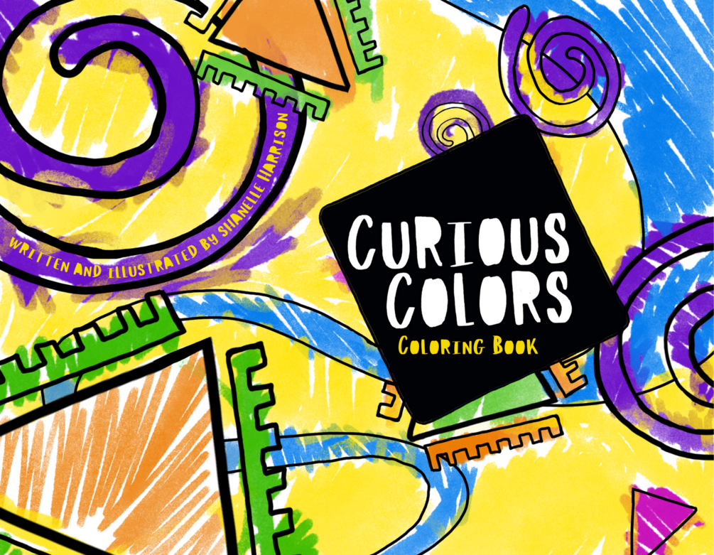 Curious Colors: Coloring Book 1
