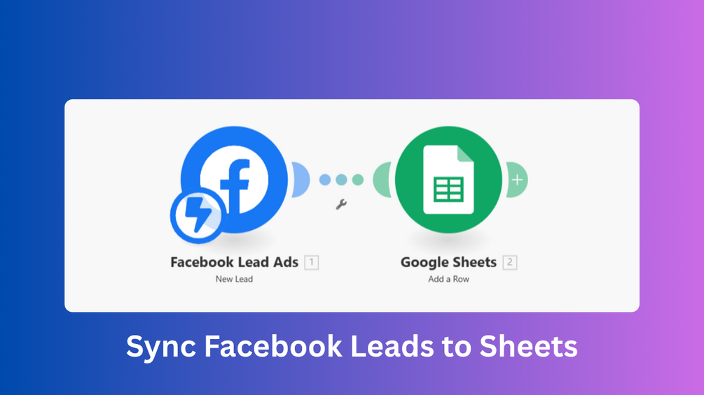 Auto-Sync Facebook Lead Ads to Google Sheets (No-Code Automation)