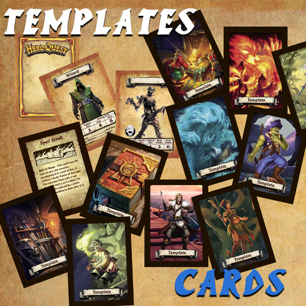 Template PSD Book Quest HeroQuest