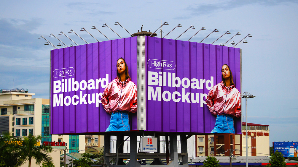 Horizontal Billboard Mockup