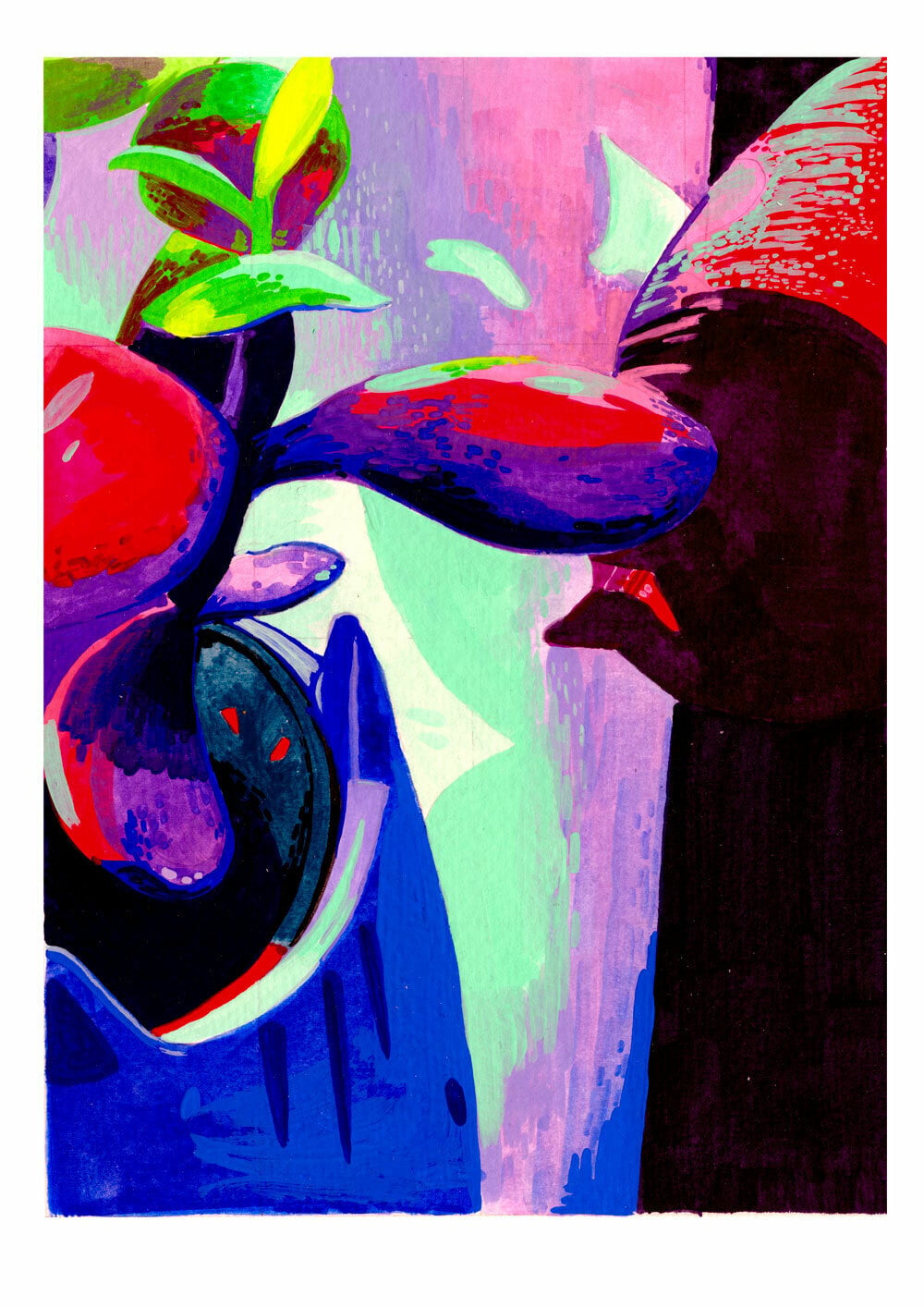 B4 - 3 Plants Breakdown - A3 Print