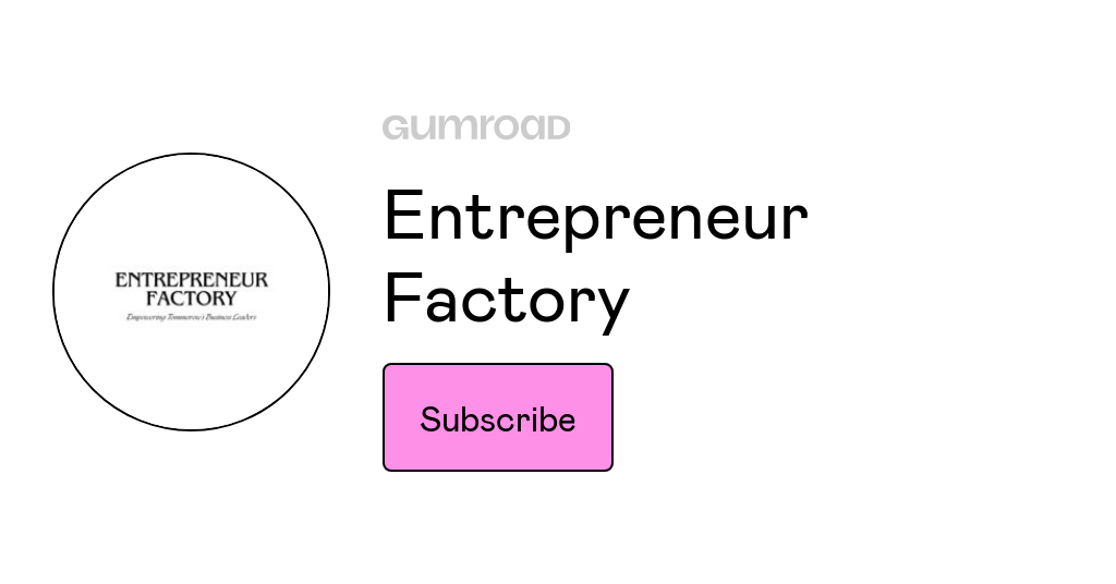 Entrepreneur Factory