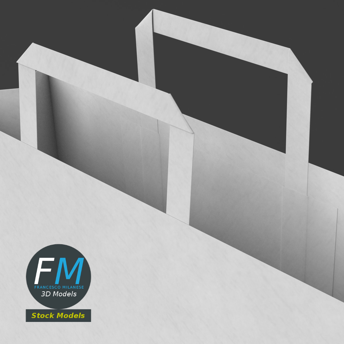 3D MODEL - Big paper bag