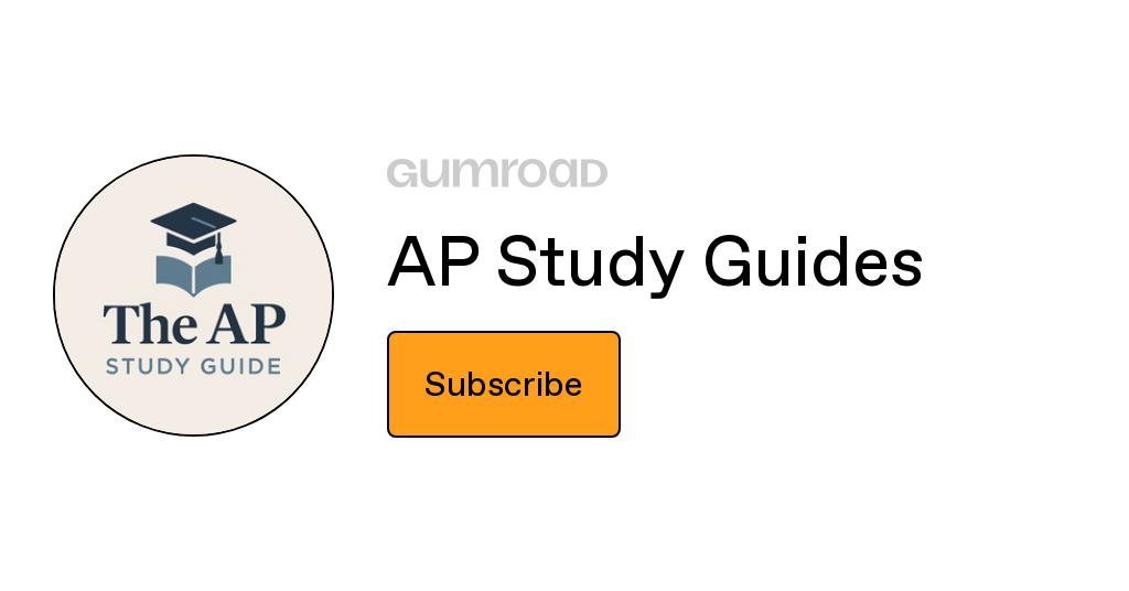 AP Study Guides