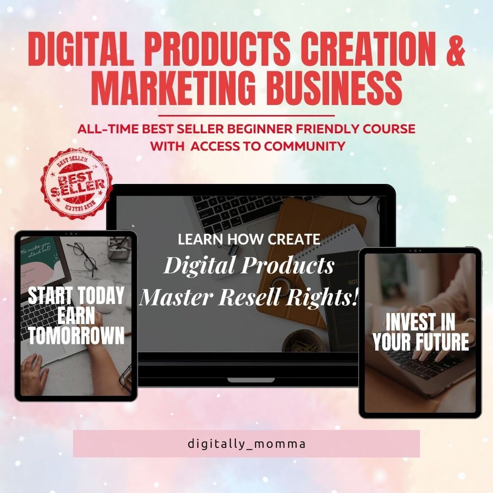 Digital Products Creation and Marketing Business