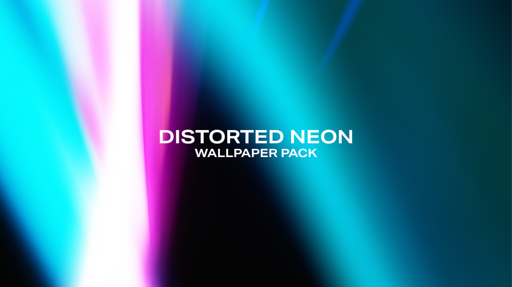 Distorted Neon Wallpaper Pack