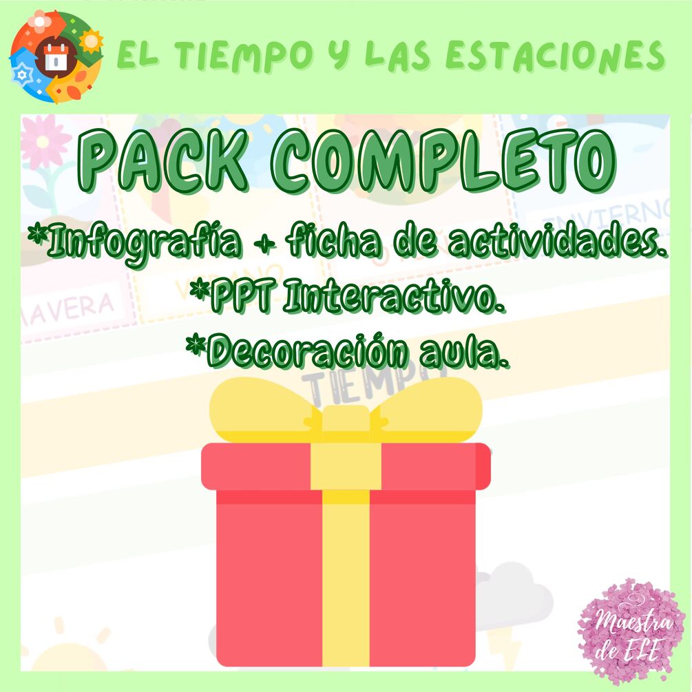 PACK COMPLETO (Tiempo y estaciones)