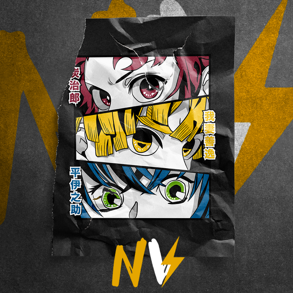 Vector | Tanjiro, Zenitsu, Inosuke - KnY