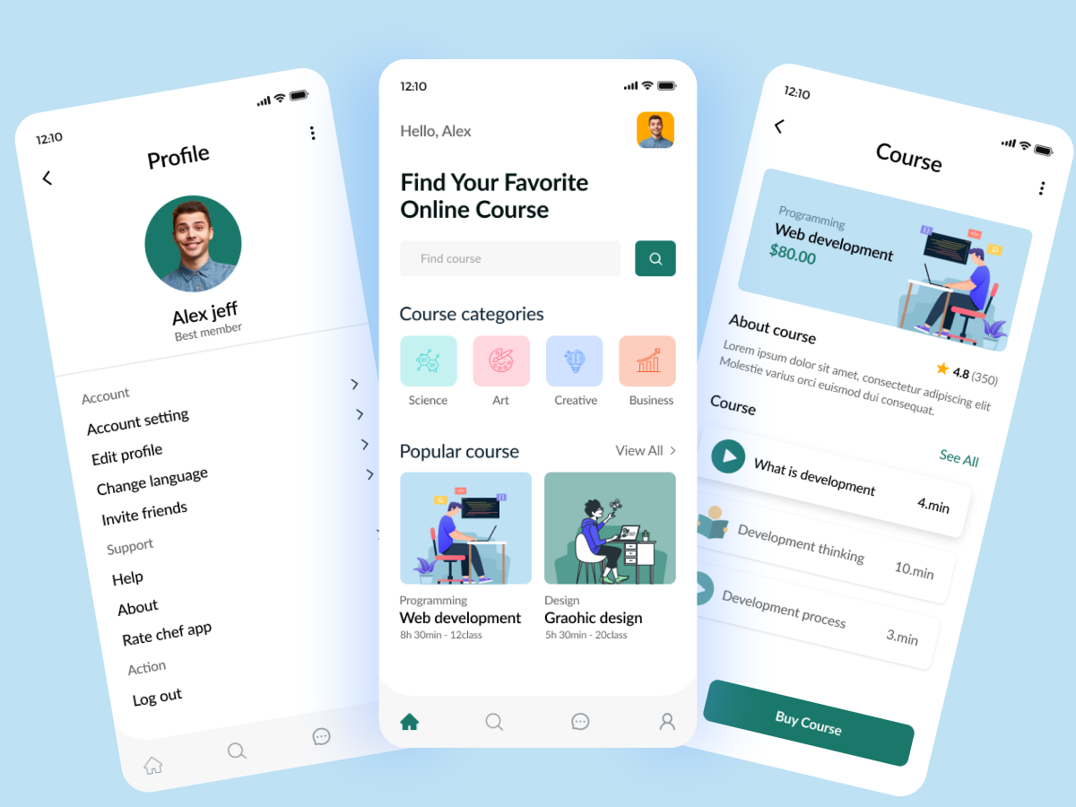 Online Course Mobile App