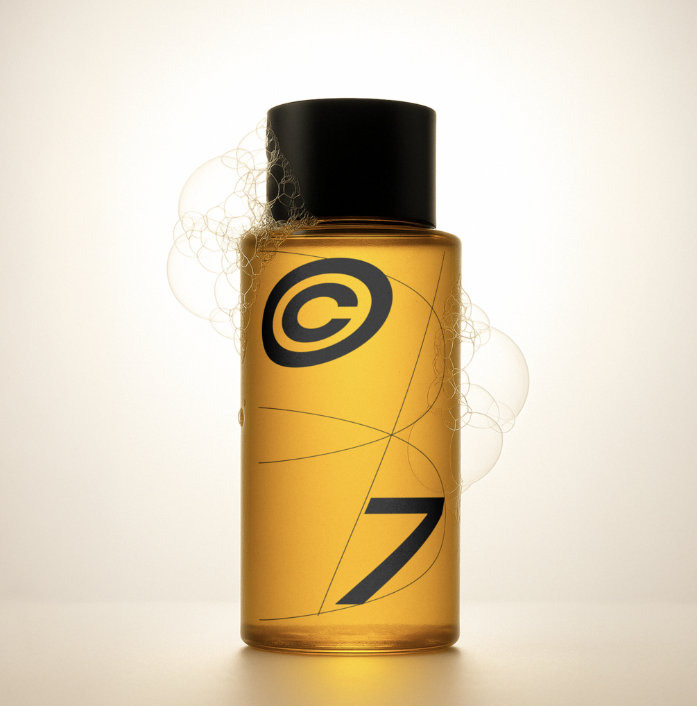Amber Bottle Mockup – APOC 7/365 | High-Gloss PSD for Packaging ...