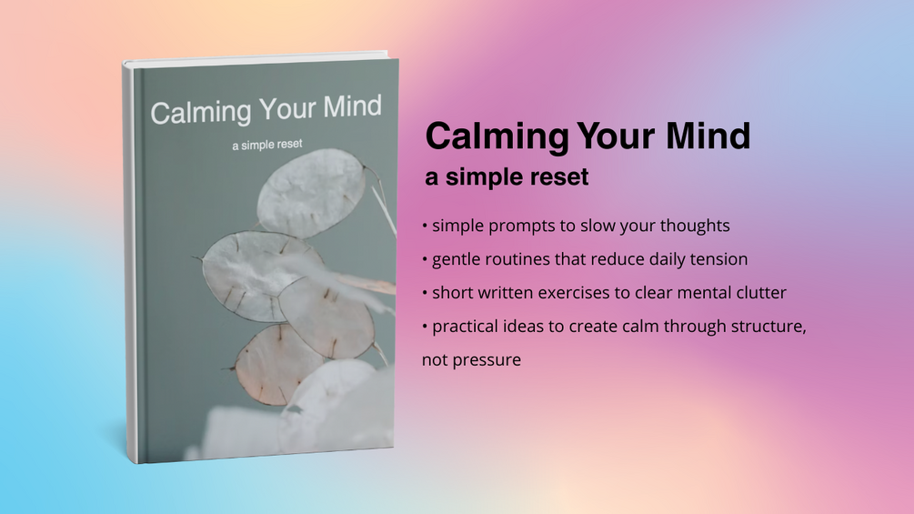Calming Your Mind - a simple reset