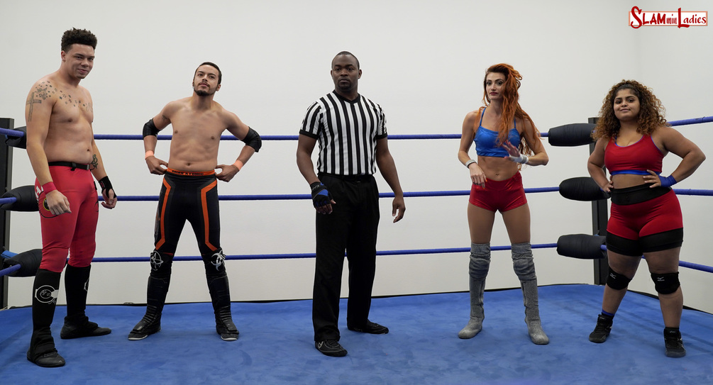 SLAMpeg 5150: Amber Nova & Tanaily vs Adam Vaile & Brian Atomic