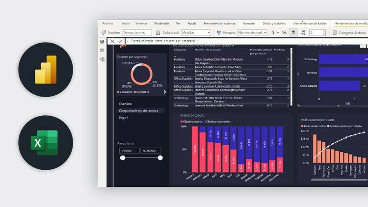 Excel completo + Power Bi
