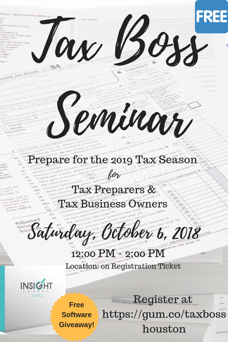 Tax Boss Seminar