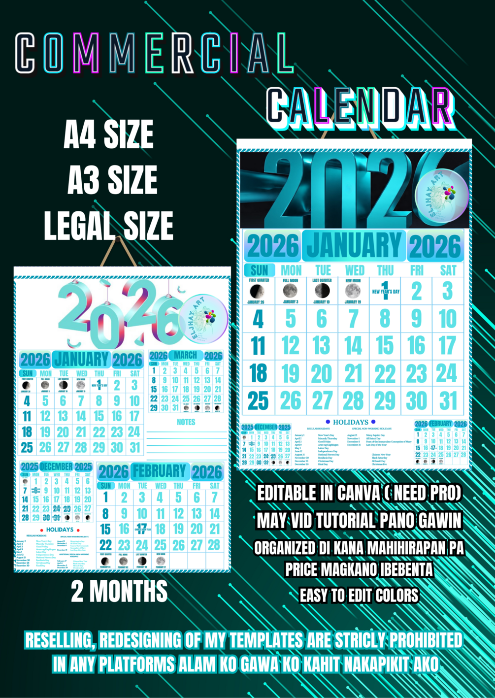 COMMERCIAL CALENDAR