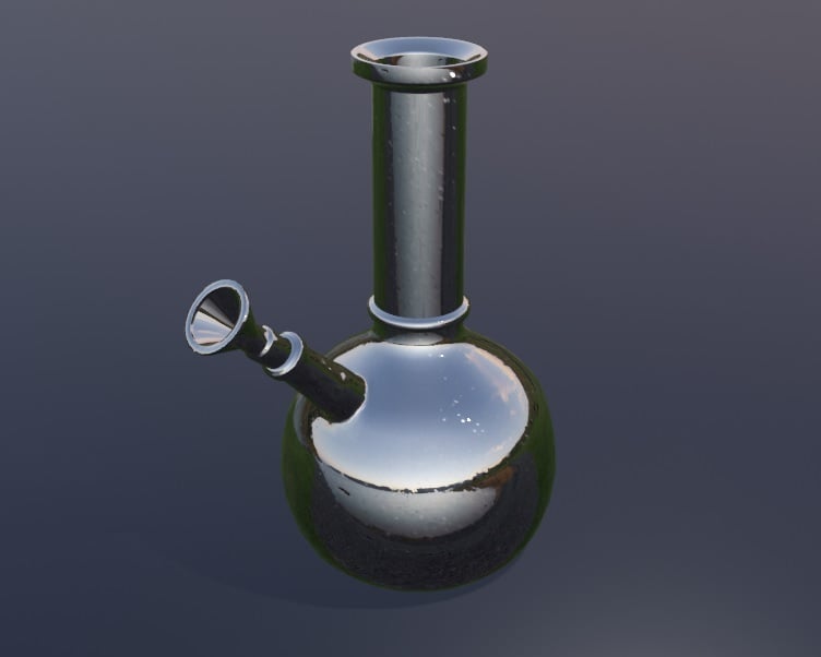 Glass Bong 3D Model