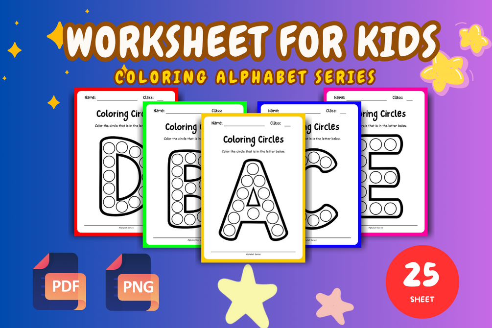 Coloring Alphabet Series 3