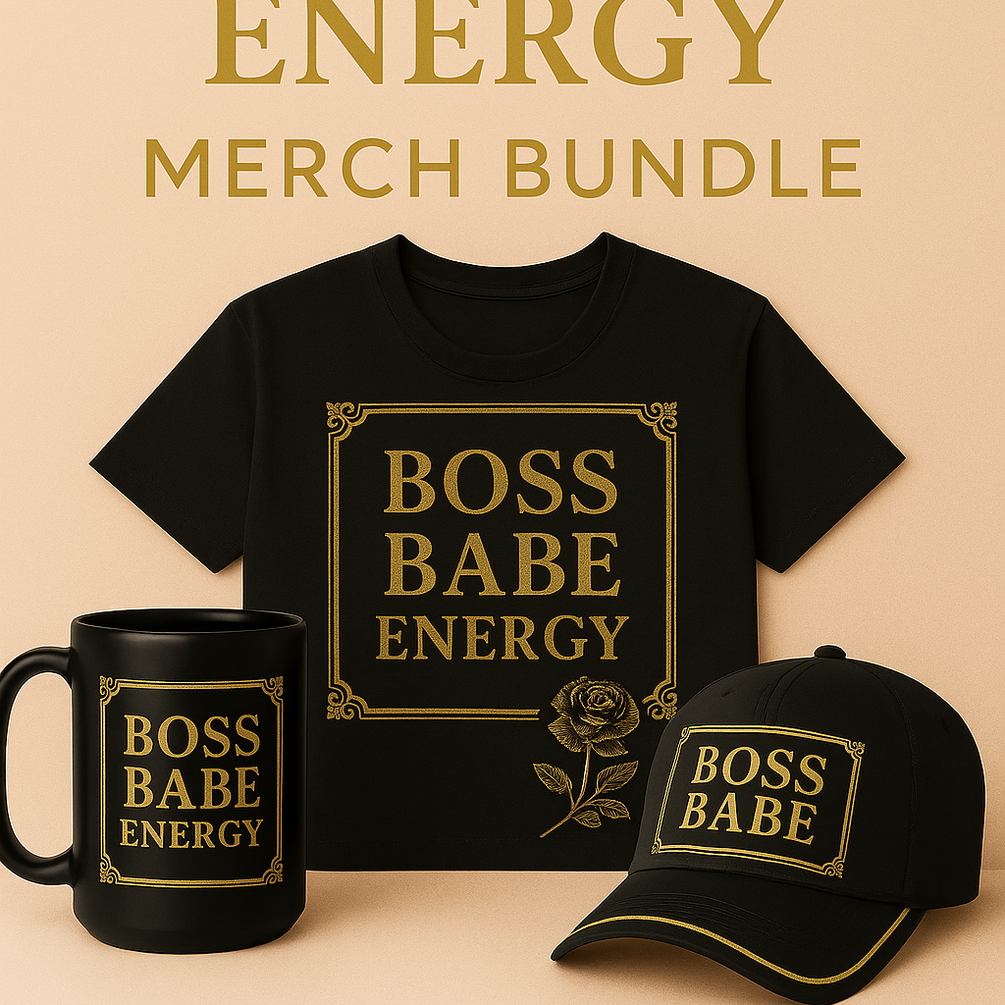 Boss Babe Energy Bundle – Mug, Tee & Hat