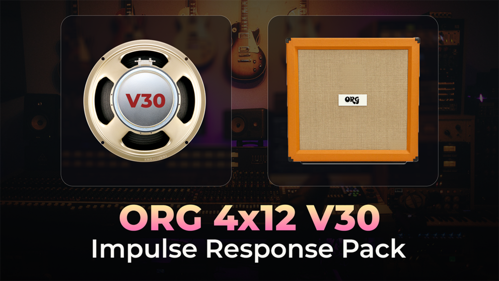 ORG 4x12 V30 Impulse Response Pack - IR Cabs for Guitar Tone