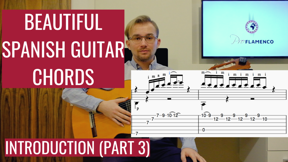 Beautiful Spanish Guitar Chords - Flamenco Guitar Lesson - Part 3 - PDF ...