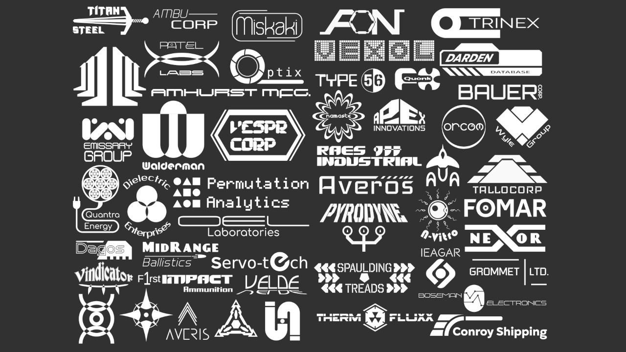 Sci-fi vector logo decal pack now available. - Mevelar
