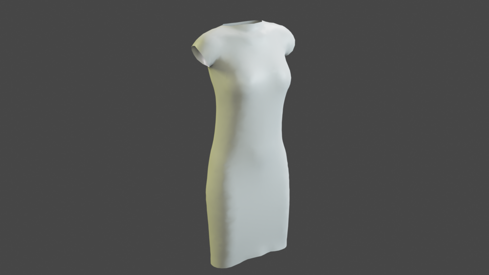 Simple Dress (Blender 3d file)