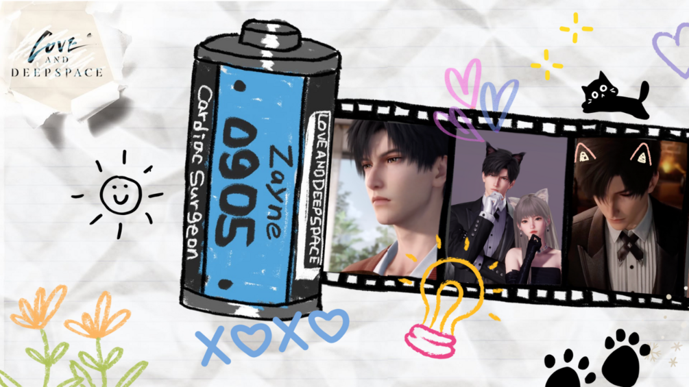 Memory Film Roll with Zayne Template