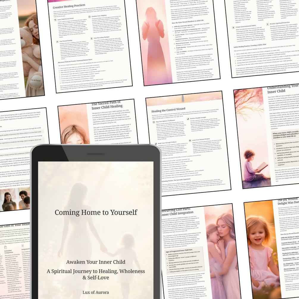 Inner Child Healing Workbook | Spiritual Trauma Recovery Journal for ...