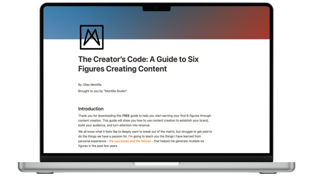 The Creator's Code: A Guide to Six Figures (For Creative Entrepreneurs)