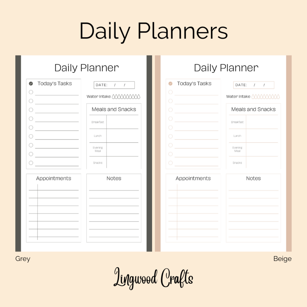 Printable Daily Schedule / To Do List / Daily To Do Planner / PDF ...