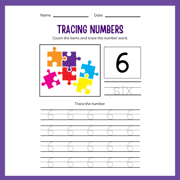 Numbers Fun! Kindergarten Math Workbook
