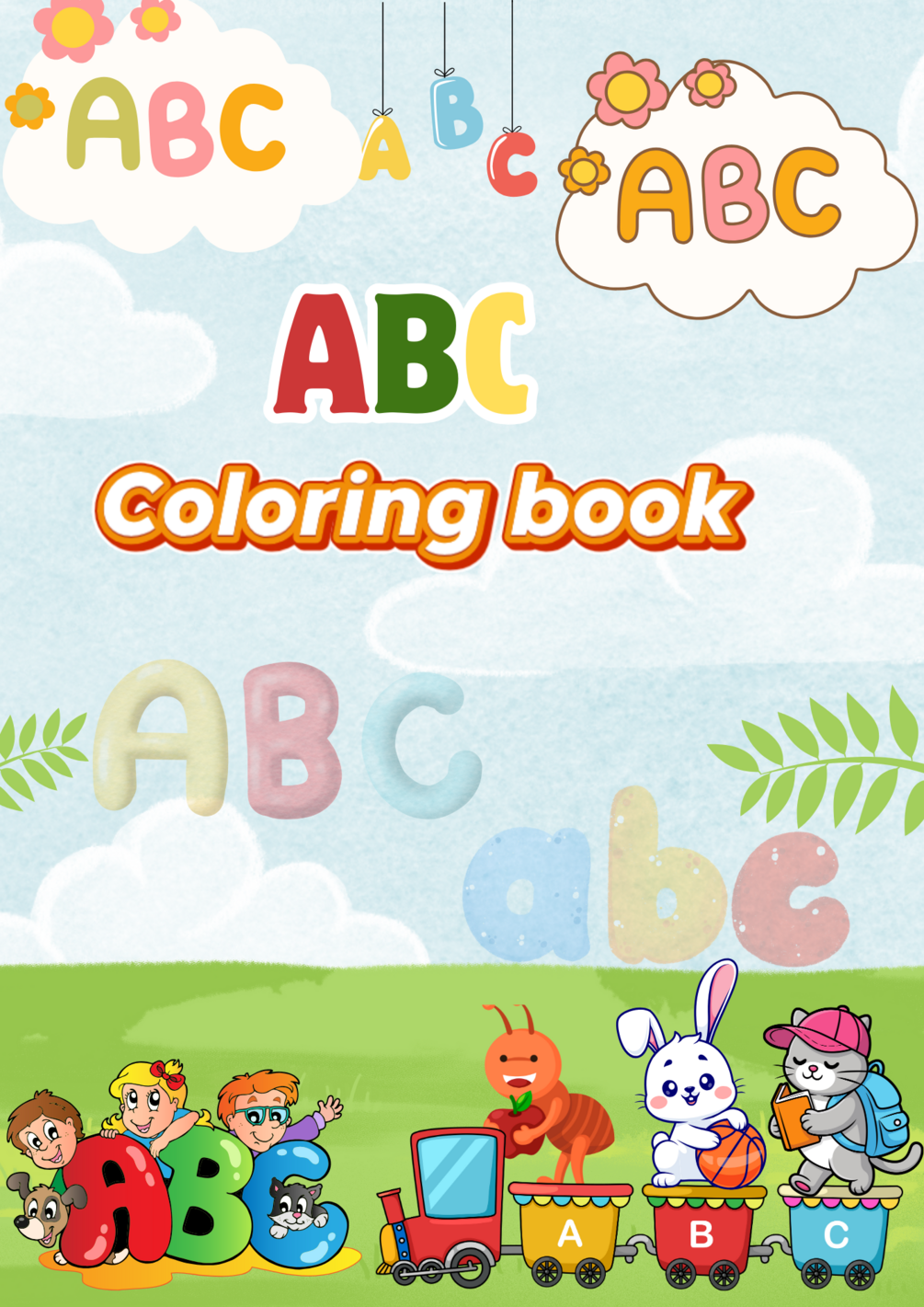 ABC coloring book for kids age 2-5