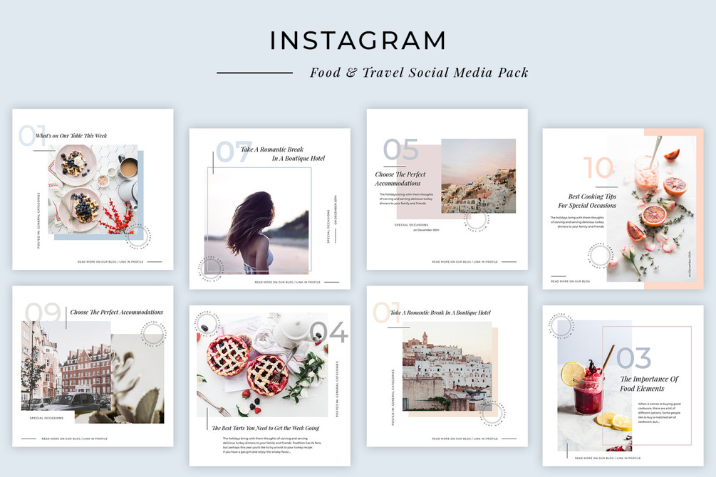 50+ Instagram Graphic Pack