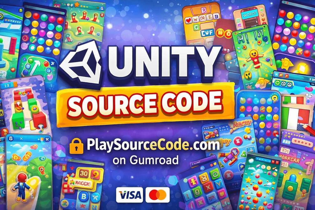 🎮 Unity Game Source Code – Under $60