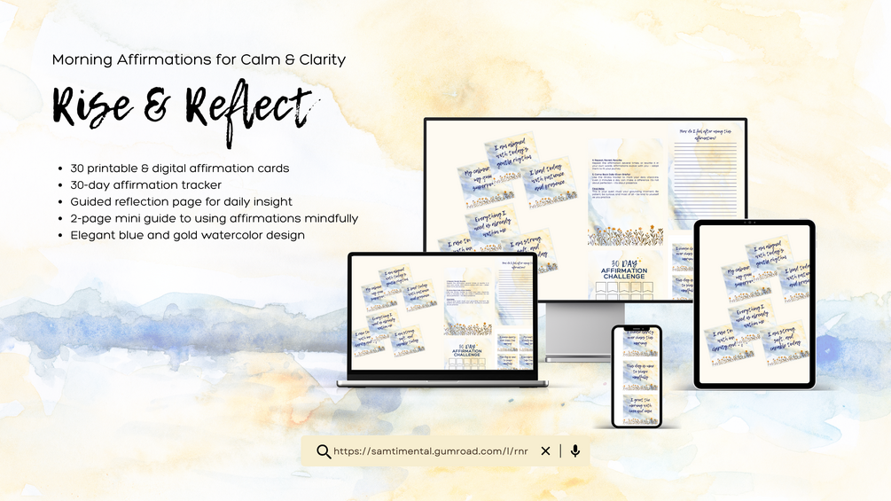 Rise & Reflect: Morning Affirmations for Calm & Clarity