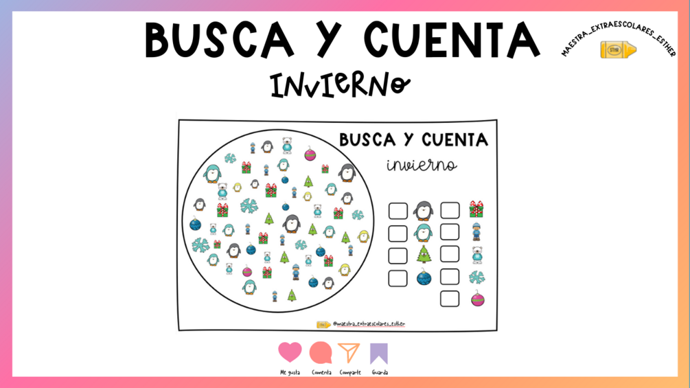 Busca y cuenta Invierno