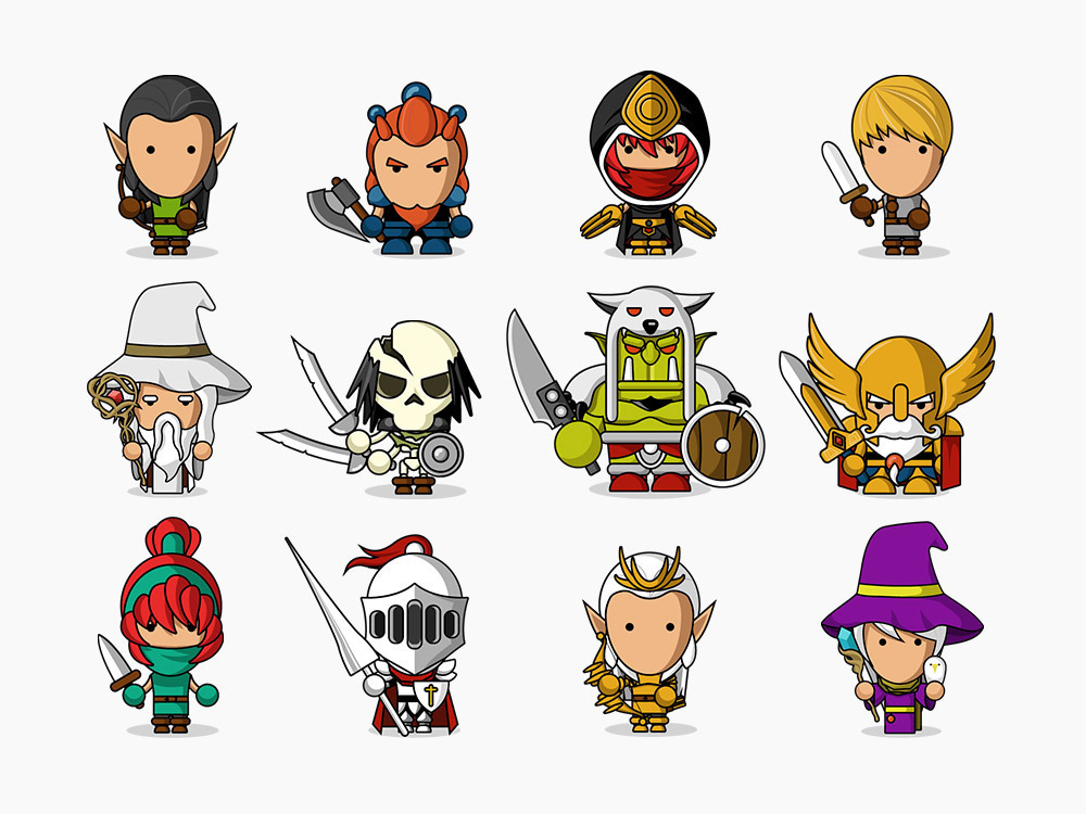 27 Fantasy Characters