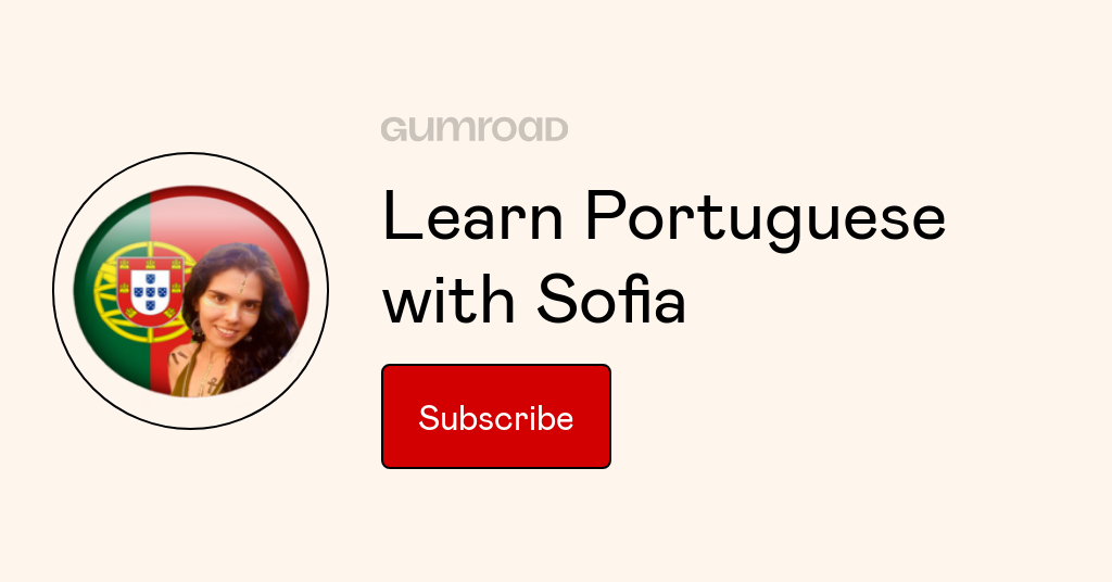 Learn Portuguese with Sofia