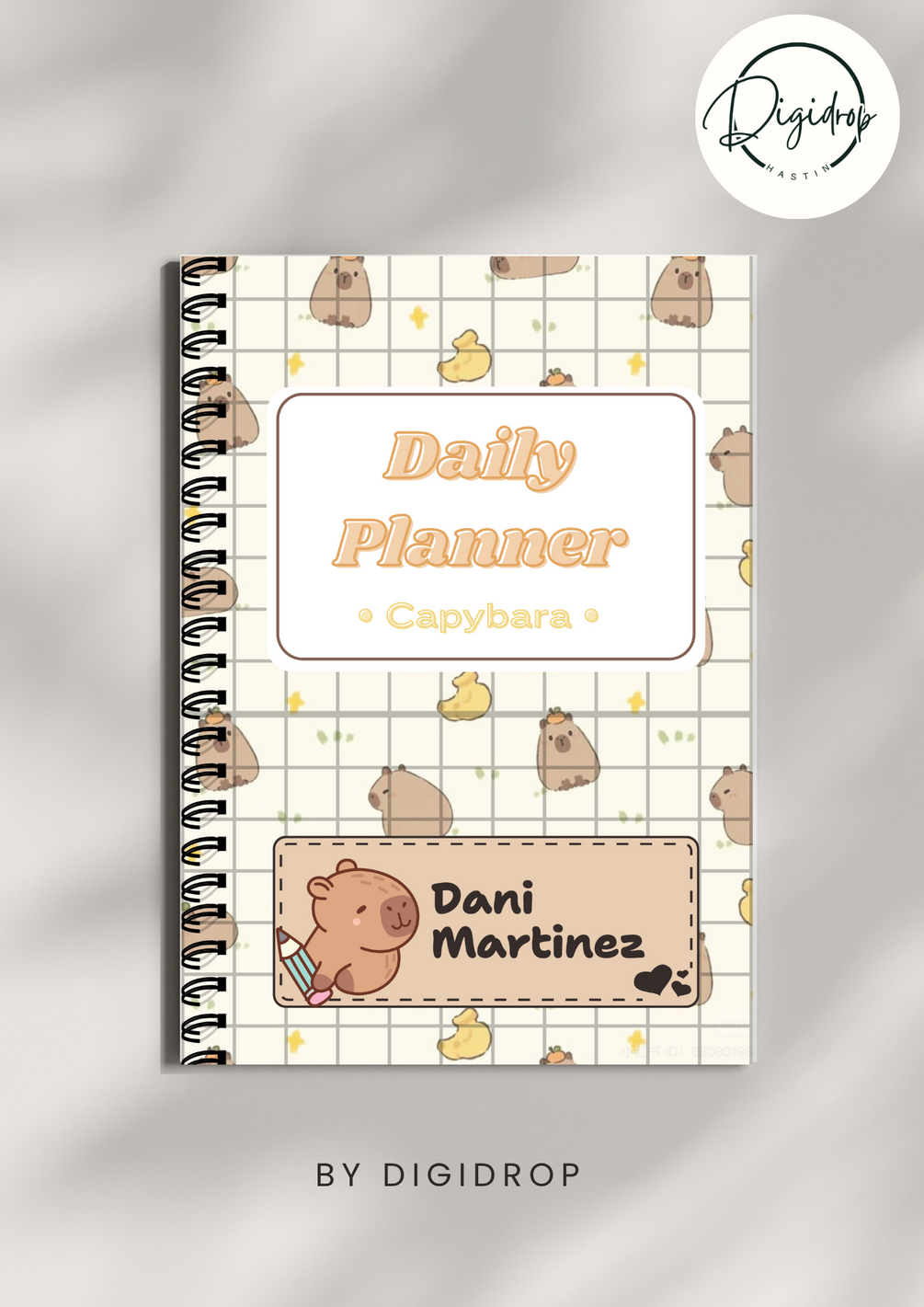 Capybara Student Planner + FREE Minimalist Clay & Cream Student Planner
