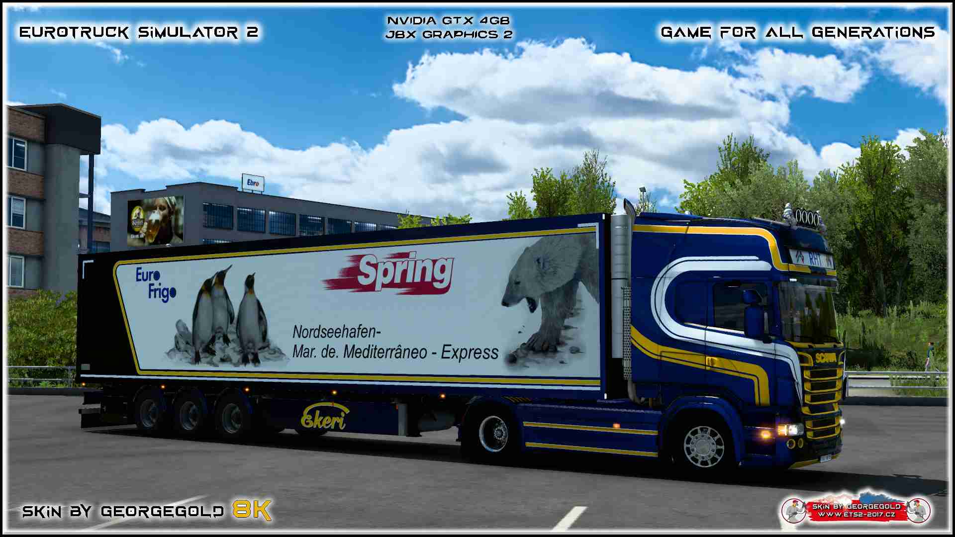 ETS2 Skin Combo Scania RJL Spring Transport