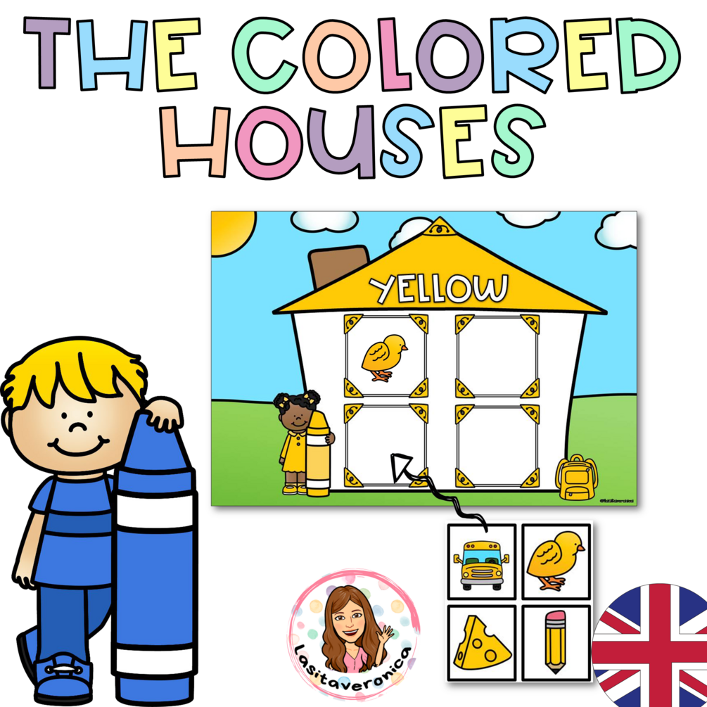 Colored houses / Las casas de los colores. ENGLISH