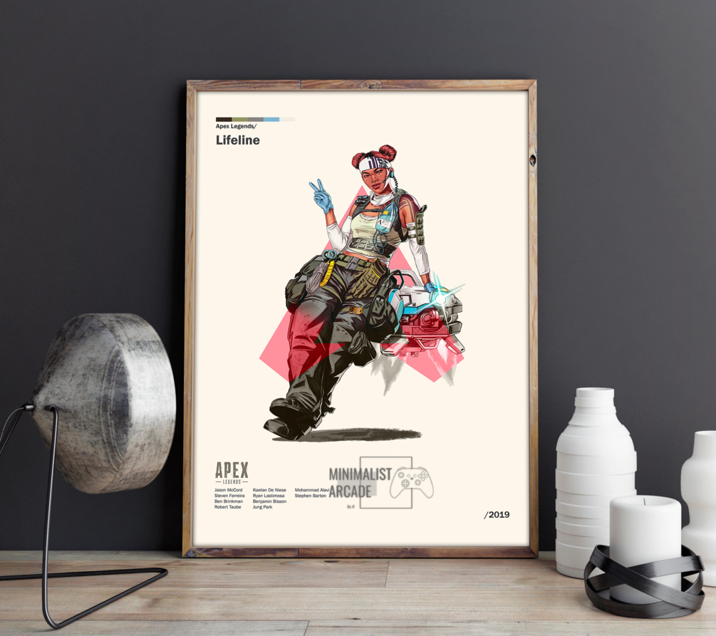 Lifeline - Apex Legends Minimal Poster