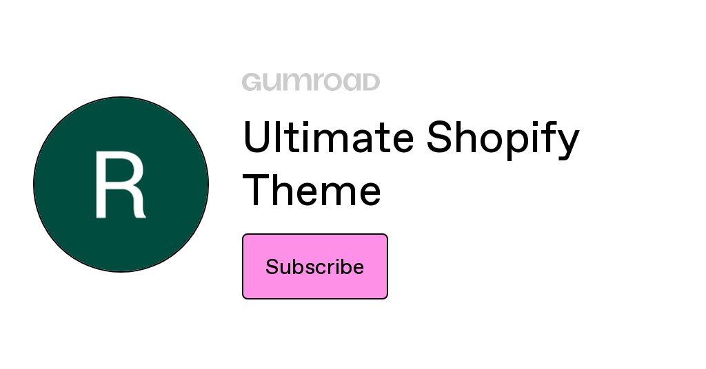 Ultimate Shopify Theme