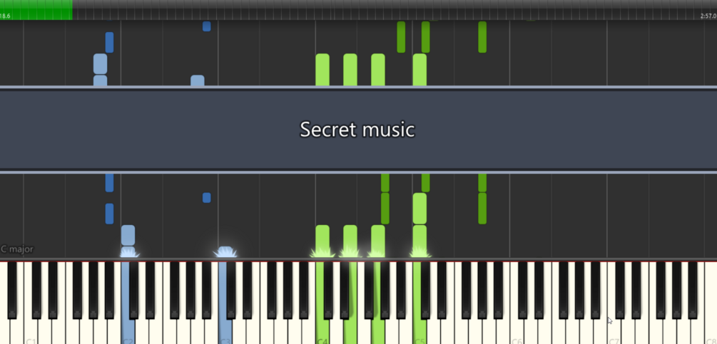 【inabakumori/稲葉曇】Secret Music 秘密音楽/ Piano midi