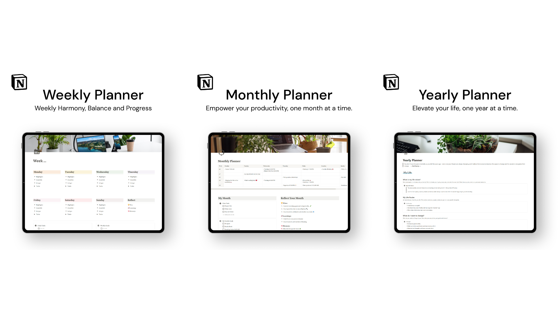 3 "New" Templates - Introducing Updated Planner Templates: Your Path to ...
