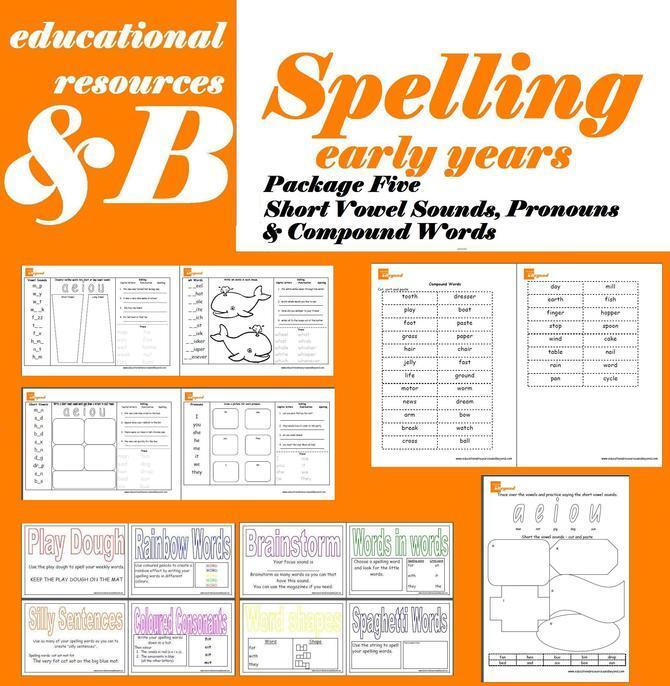 Spelling Activity Package 5