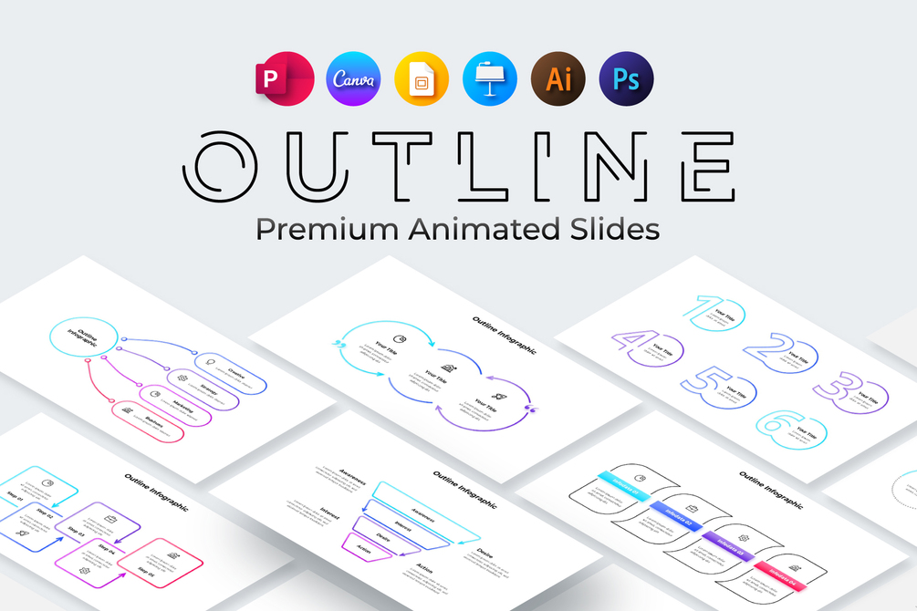Outline Canva Infographic Templates. Infographics for PowerPoint ...