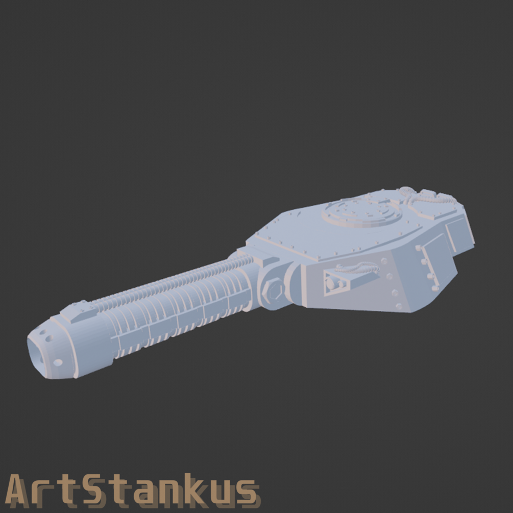 PLASMA-TANK CANNON: CONFLICTMALLET 50,000 (PRE-SUPPORTED INCLUDED)