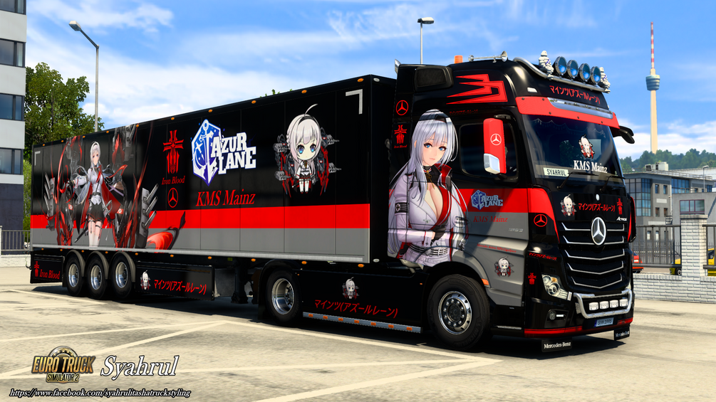 [ETS2] KMS Mainz - Azur Lane [Combo Skinpack]