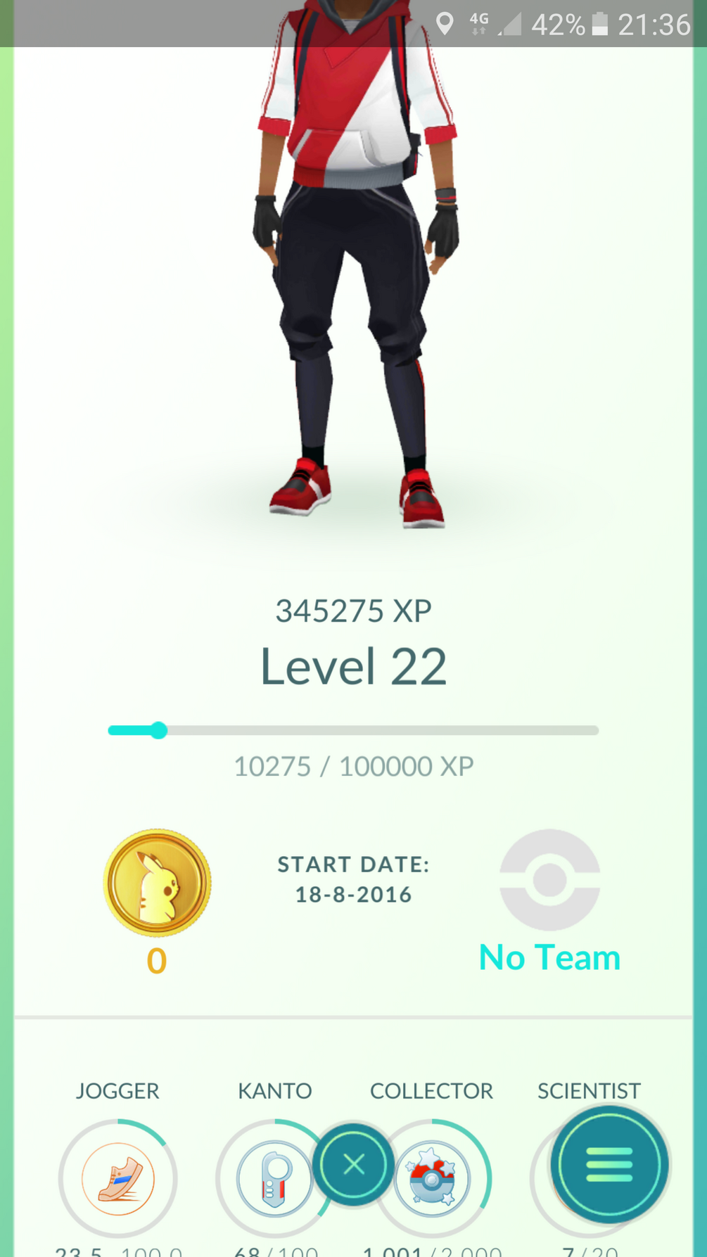 RARE Pokemon GO account! contains a lot of RARE pokemons! LVL 22